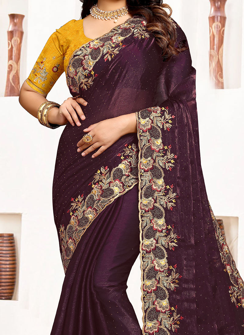 Border Saree : Buy Designer Border Saree Online Collection