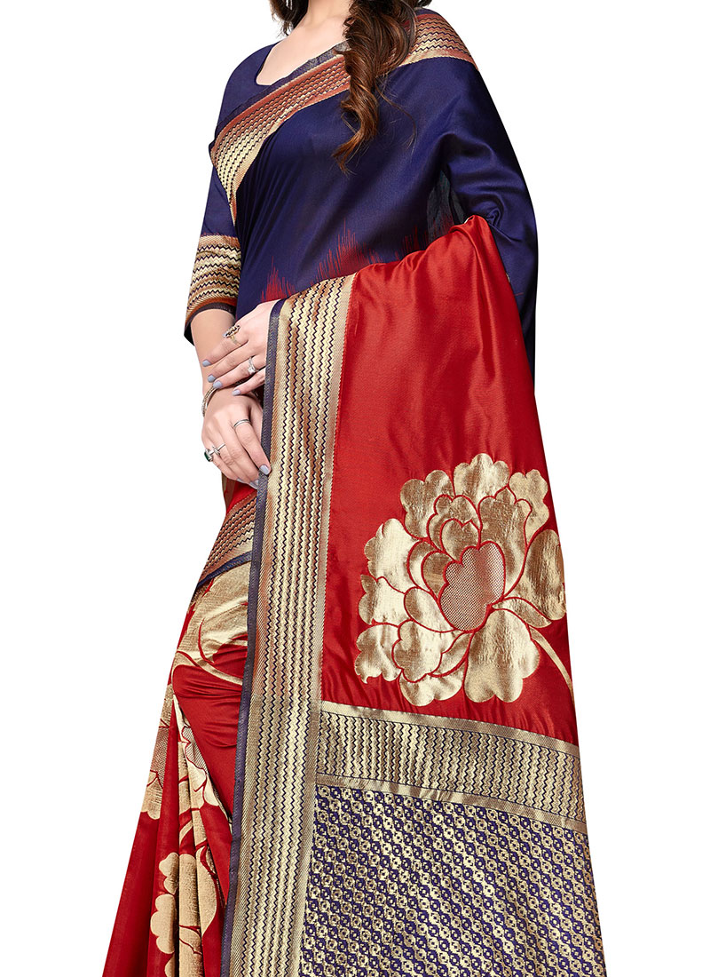 Buy Latest Blue Sarees Online Shopping At Cbazaar