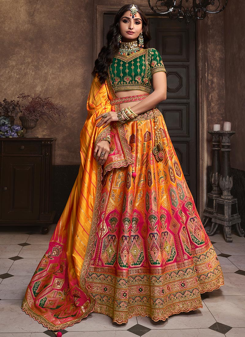 New Arrival Lehengas : Trendy New Arrival Lehenga Choli Online ...
