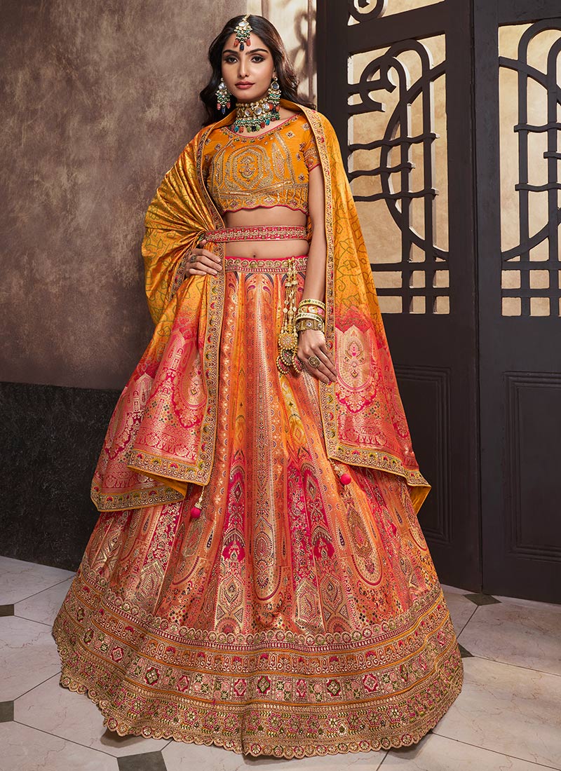 New Arrival Lehengas : Trendy New Arrival Lehenga Choli Online ...