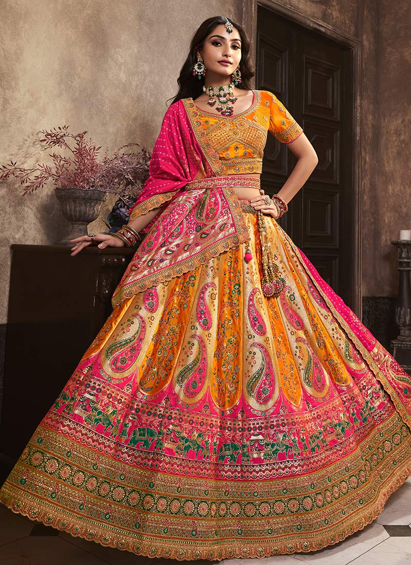 New Arrival Lehengas : Trendy New Arrival Lehenga Choli Online ...