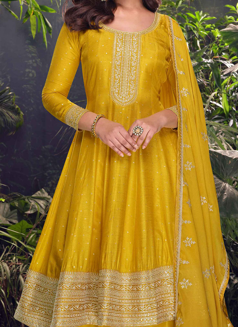 Buy Yellow Salwar Kameez | Latest Yellow Salwar Kameez Designs