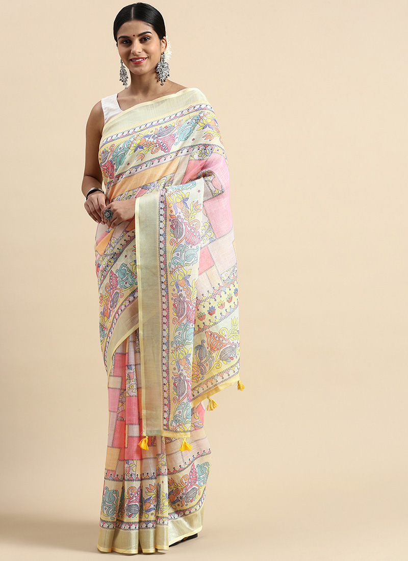 Shop Yellow Sarees Online | Purchase Yellow Sarees Online