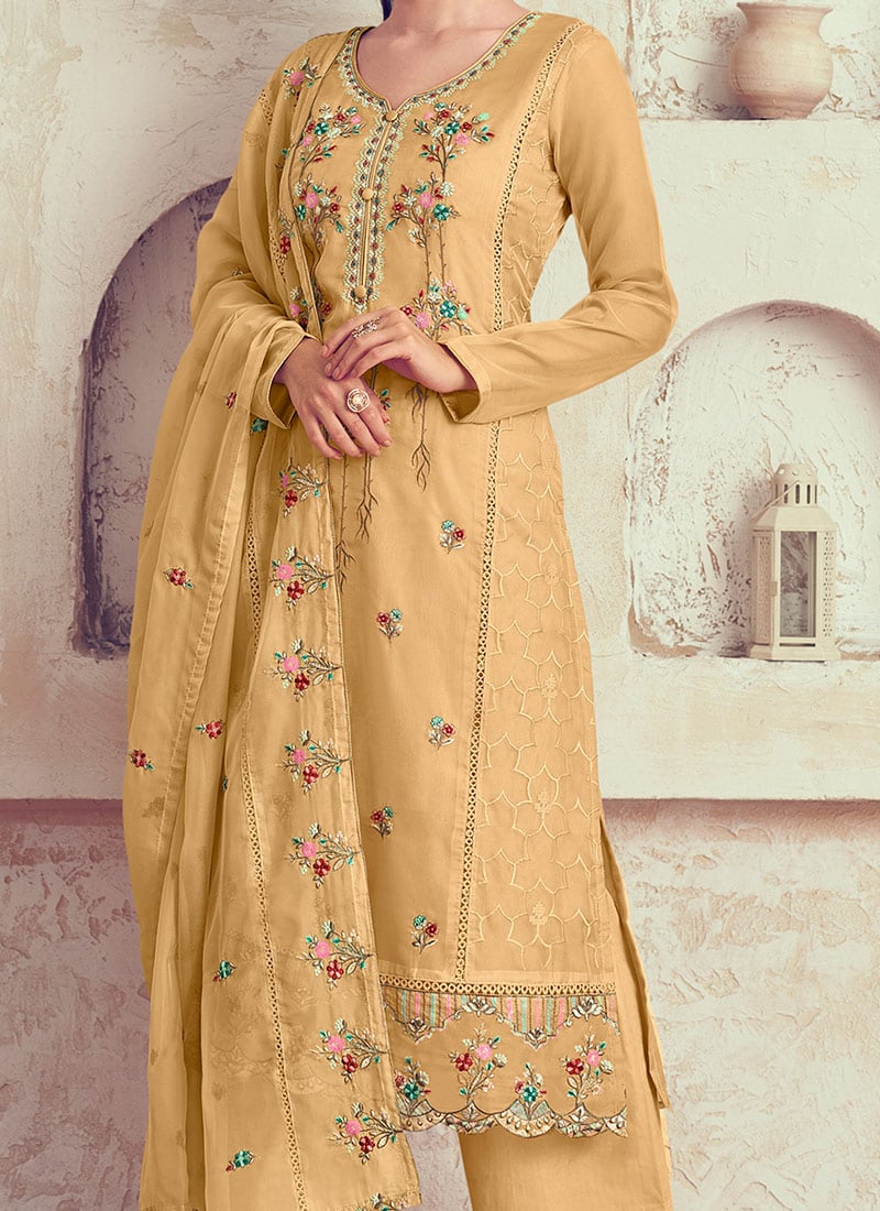 Buy Yellow Salwar Kameez | Latest Yellow Salwar Kameez Designs