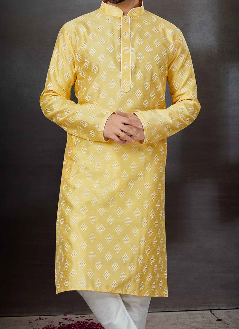 Buy Designer Kurta Pajamas for Men Online in USA at Cbazaar