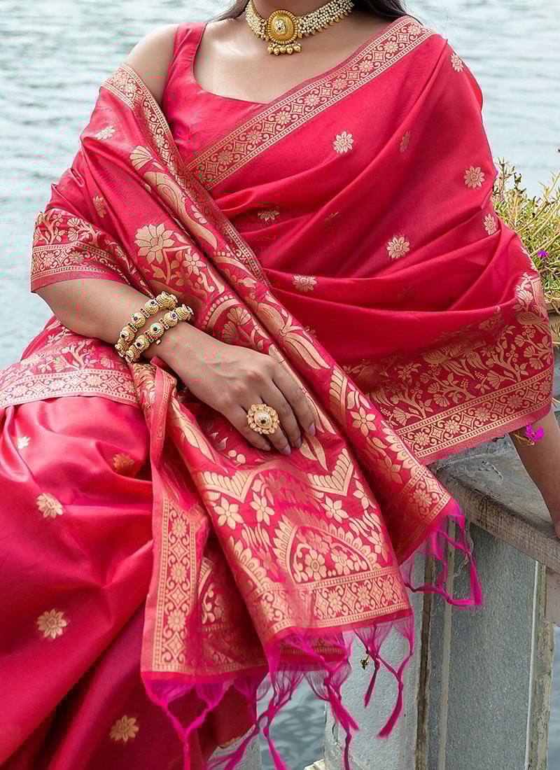 Buy Latest Red Sarees Designs Online Shopping
