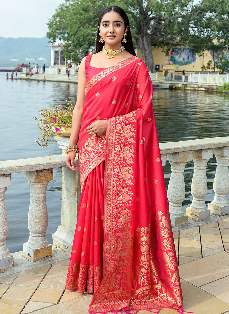 Buy Latest Red Sarees Designs Online Shopping