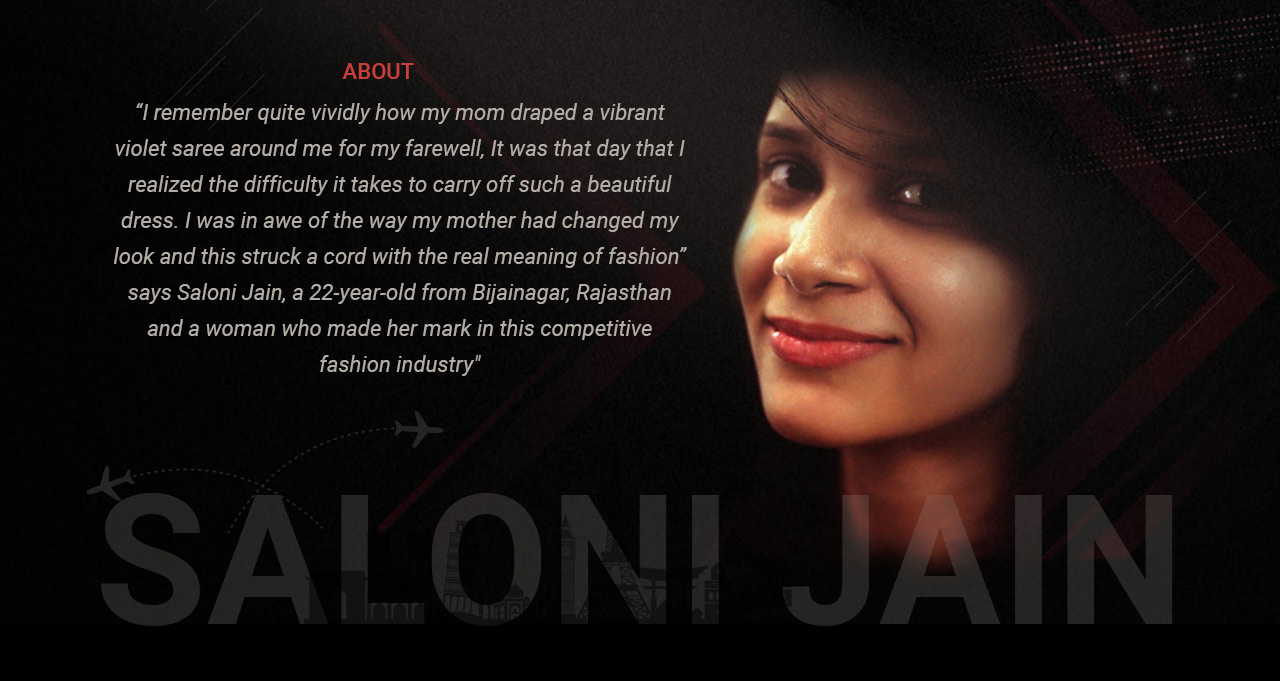 Saloni Jain designs for EthnoVogue at Cbazaar